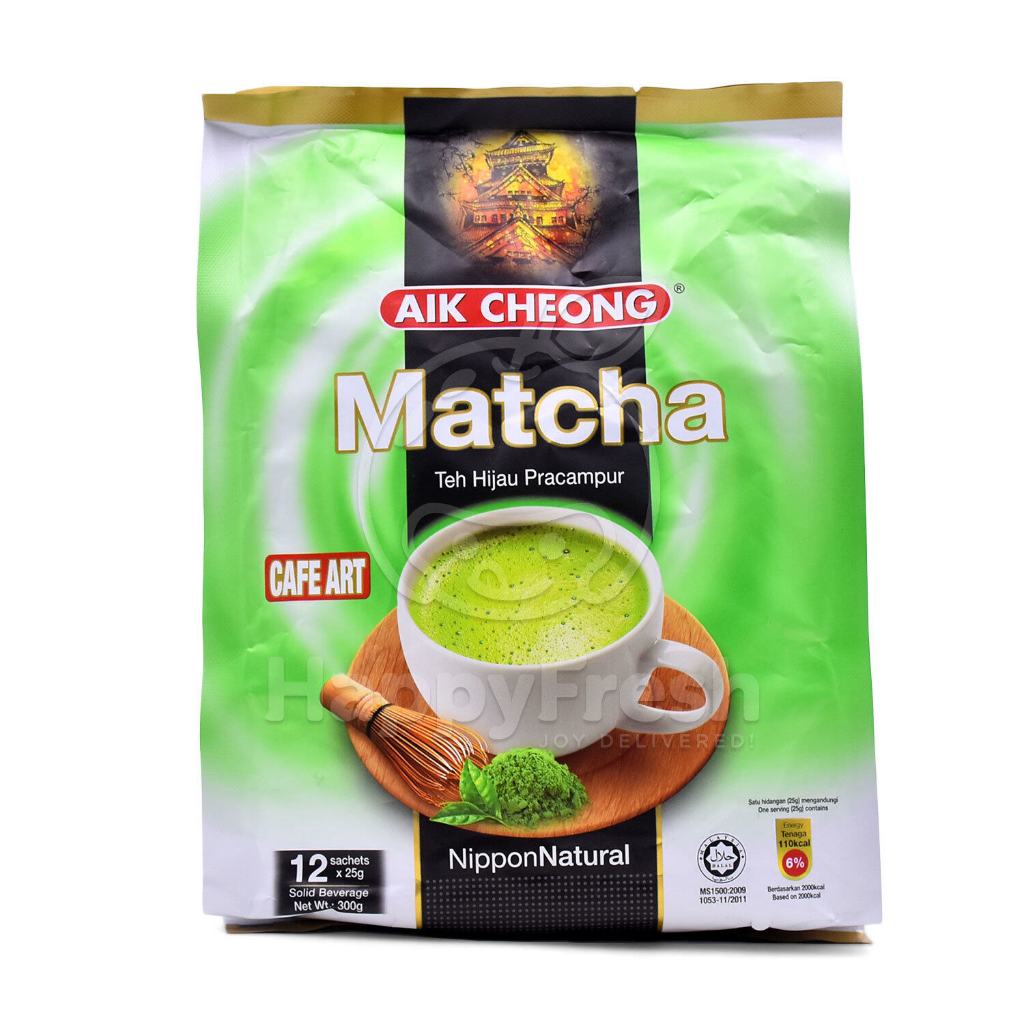 Aik Cheong Milk Tea 3 in 1 JAPAN Matcha Green Tea (12 sticks 12s) 100% ...
