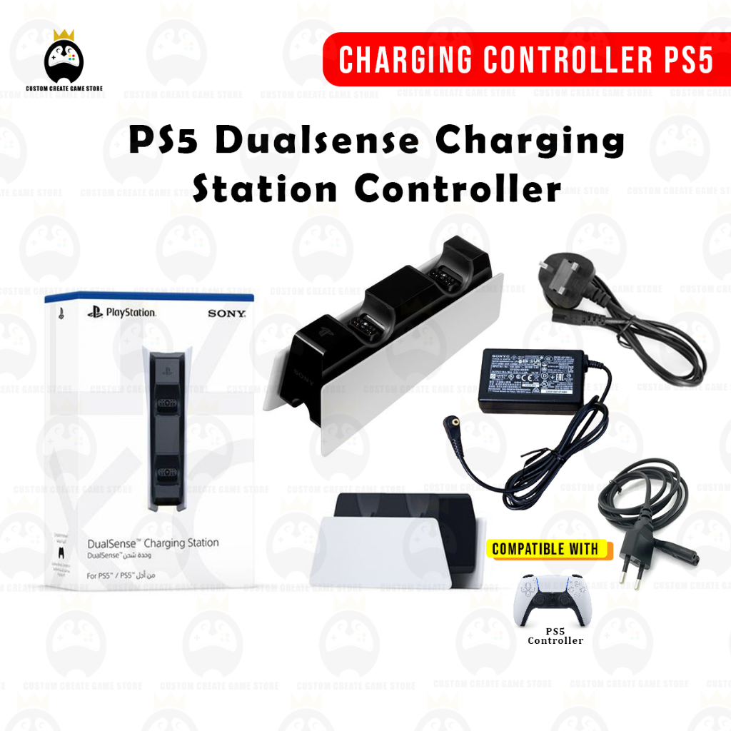 PS5 DualSense Charging Station l PS5 Charger l Dualsense Charing Dock ...