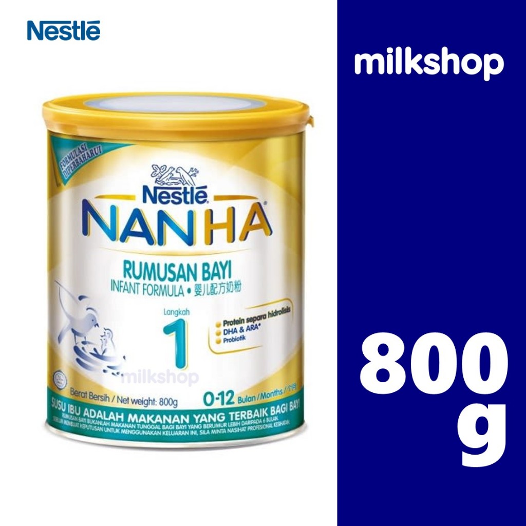 Nestle Nan HA 1 800g | NanHA Rumusan Bayi Optipro Hypoallergenic Gold ...