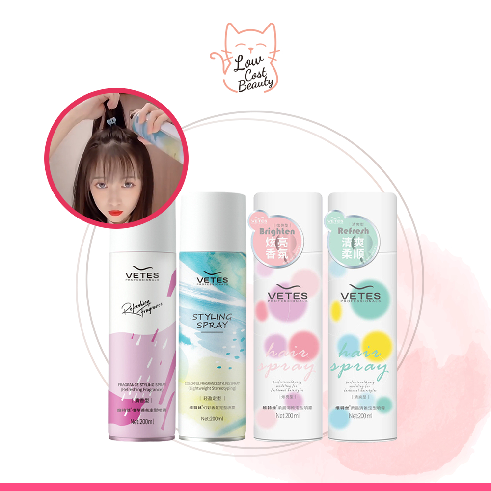 Viral Vetes Hair Styling Spray Natural Air Feeling Bangs Hair Anti ...