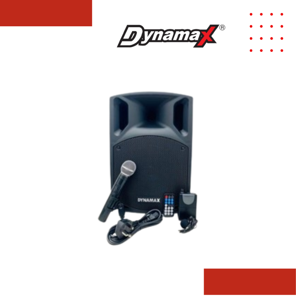 CLEAR STOCK Dynamax PRO112CE 12 Inch Active Portable Speaker System ...