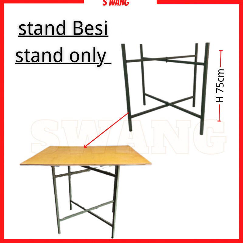 kaki meja besi.stand only | Shopee Malaysia