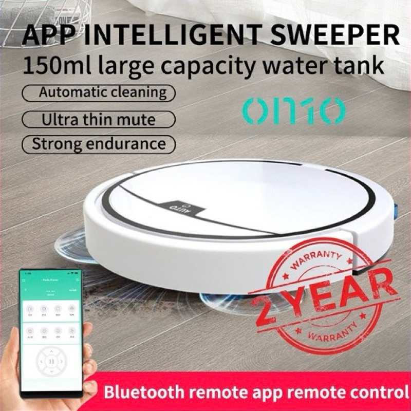 Robot Vacuum Sweep Mop RS300 Upgraded Version With Mobile App Remote ...