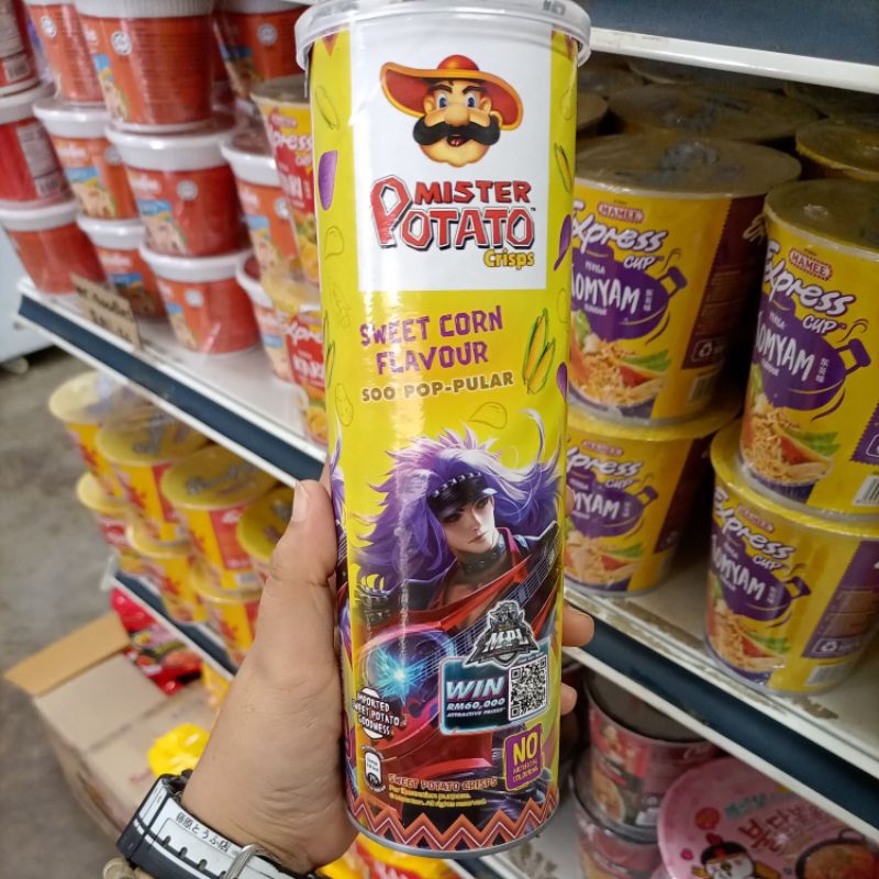 MISTER POTATO CRISP FLAVOUR SWEET CORN | Shopee Malaysia
