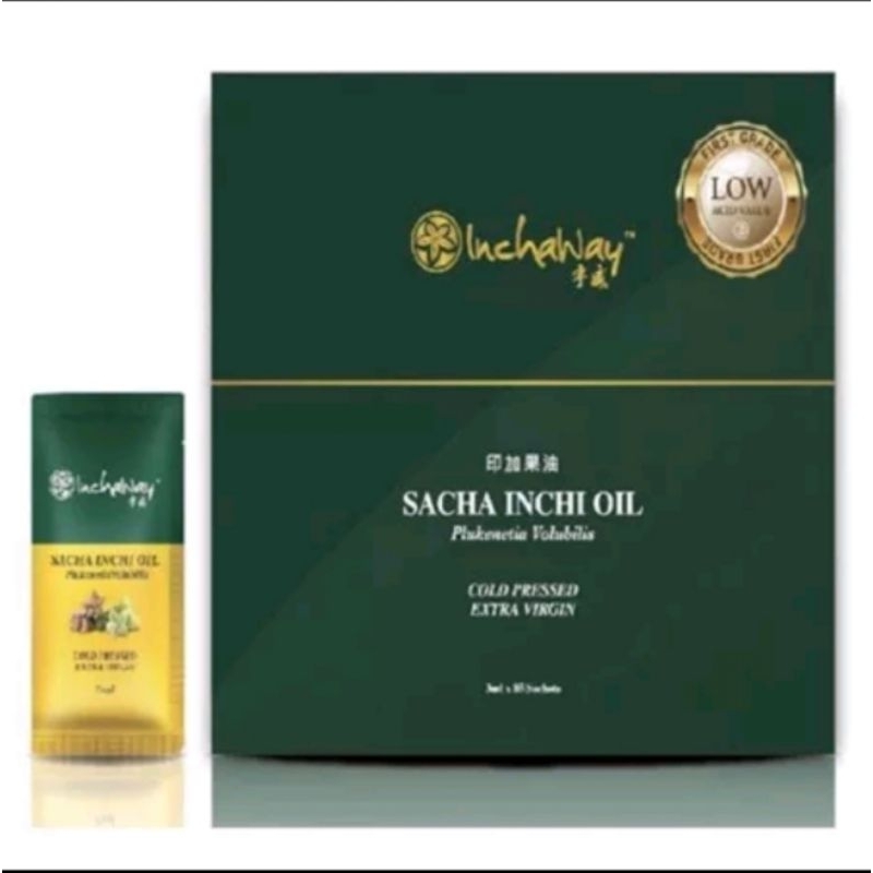 Original Inchaway SACHA INCHI OIL (3mlx85s +FREE 15 Sachets =100 ...