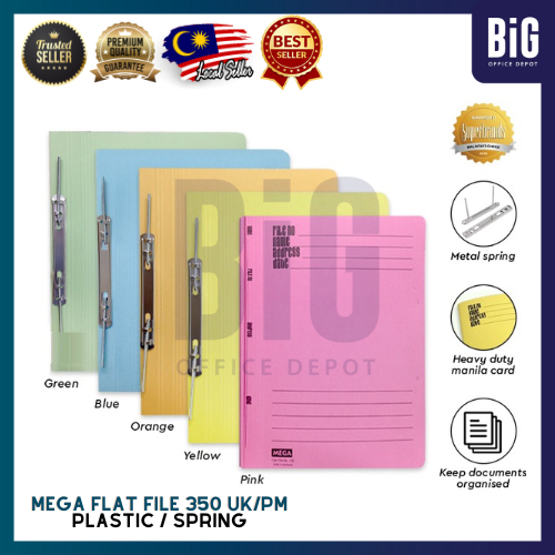 【READY STOCK】MEGA MANILA FLAT FILE 350 UK/PM | ABBA FLAT FILE 350 ...