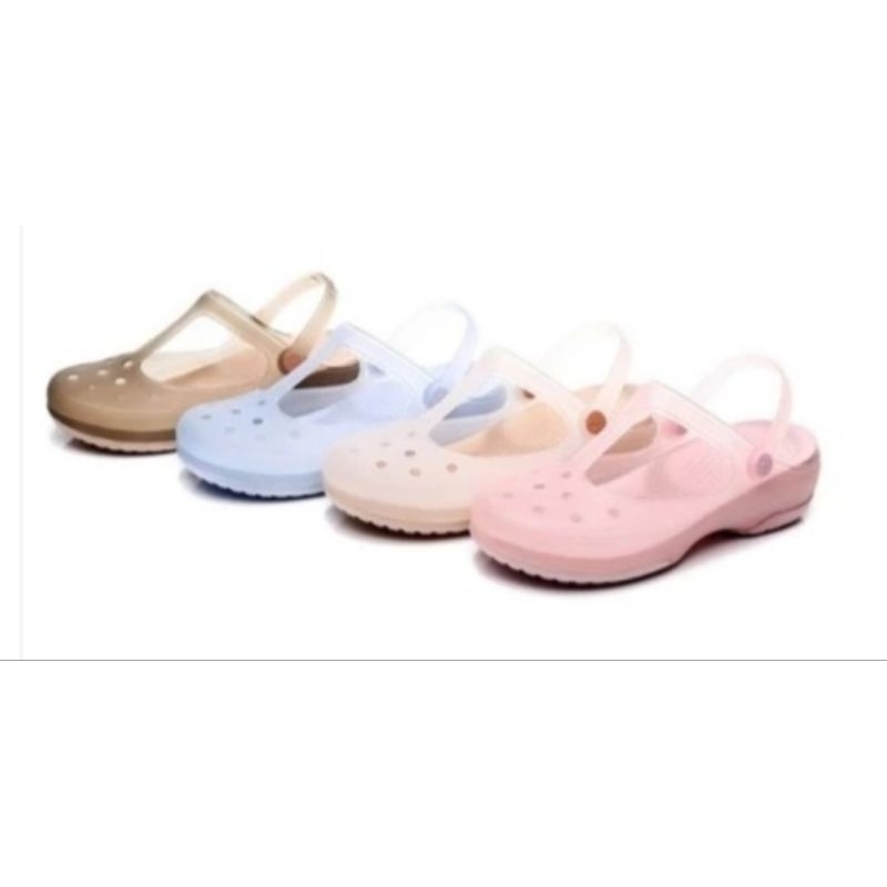 Good Quality Lady Rubber Jelly Shoe Clogs and Mules. Ready Stock ...