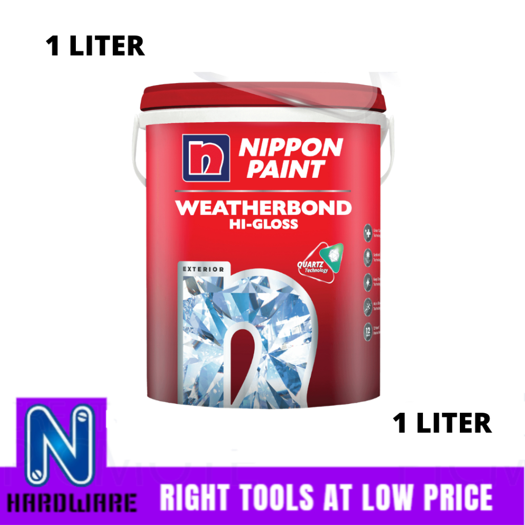 Nippon Paint Weatherbond Hi-Gloss (Quartz) Exterior Wall Paint / Cat ...