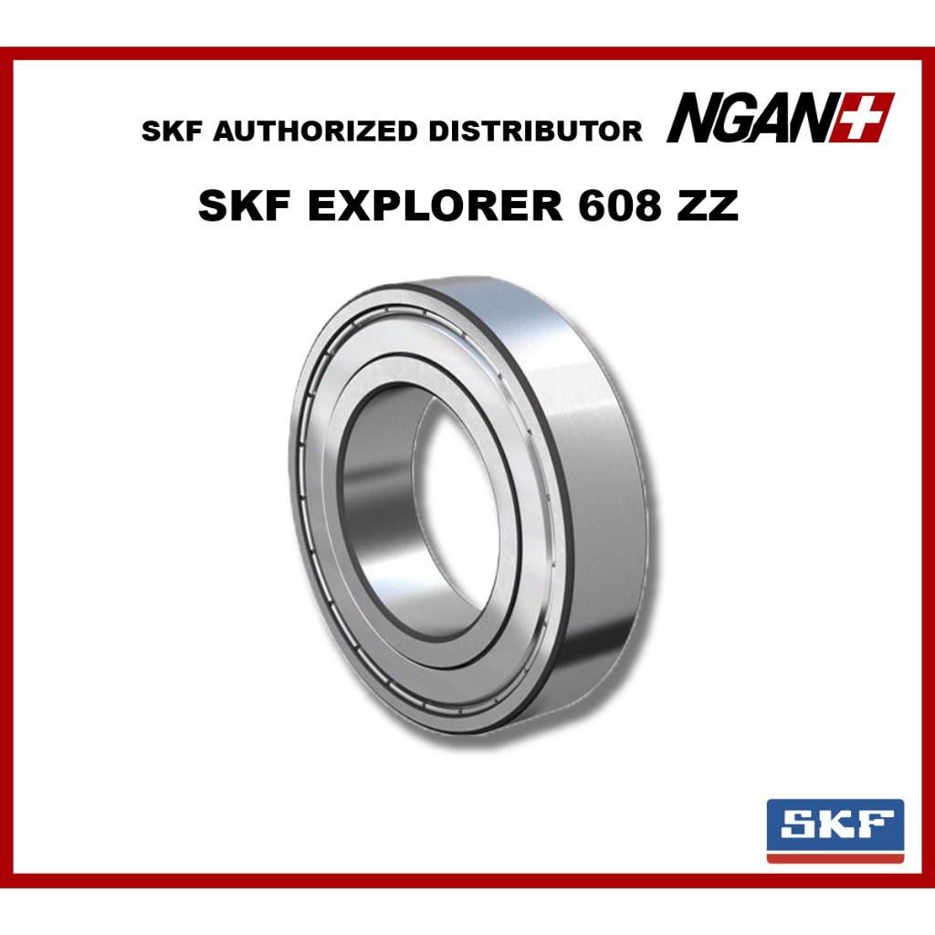 SKF 608 ZZ Deep Groove Ball Bearing (8x22x7mm) | Shopee Malaysia