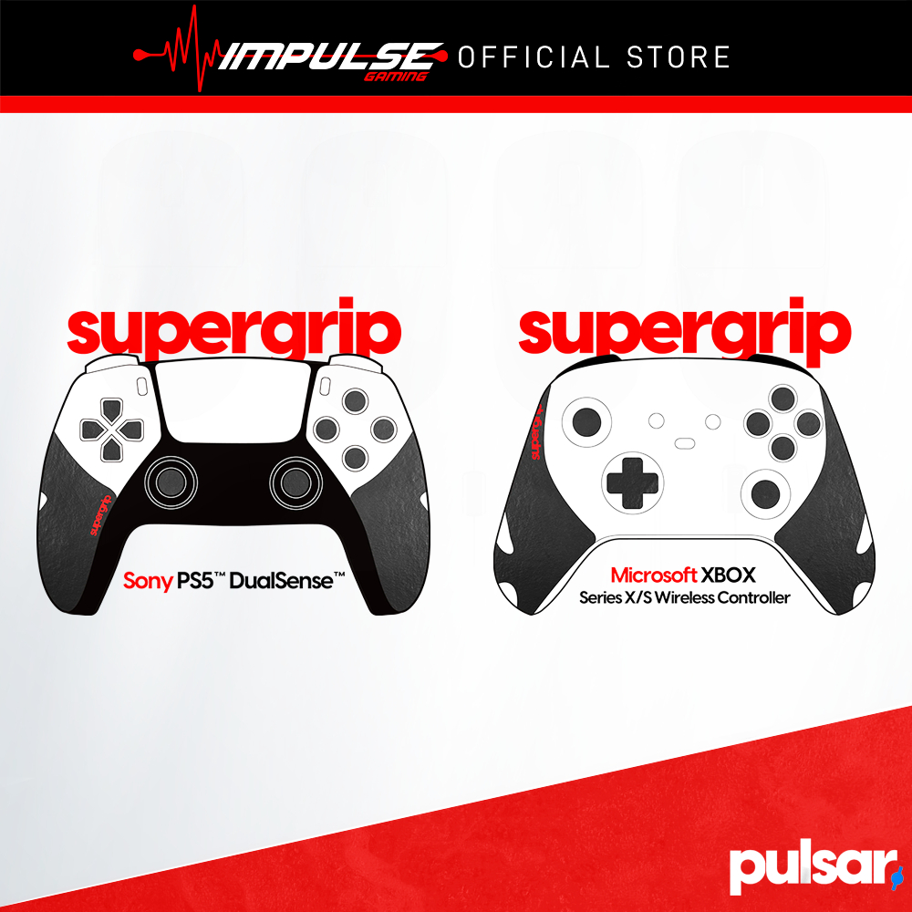 Pulsar Supergrip Grip Tape For PS5 Dualsense Controller / Microsoft ...