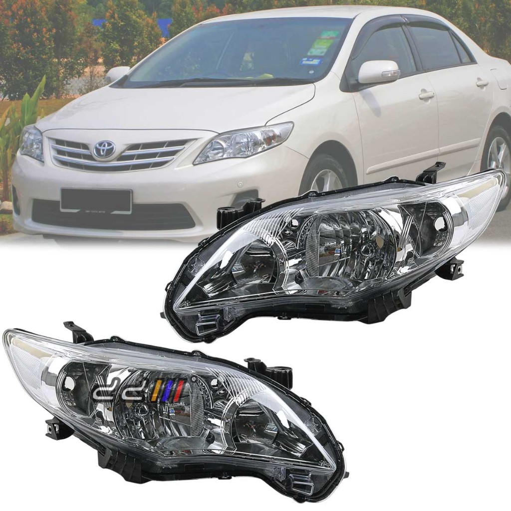 [READY STOCK] Toyota Altis ZRE142 2010-2013 (NON-HID) Front Head Lamp ...