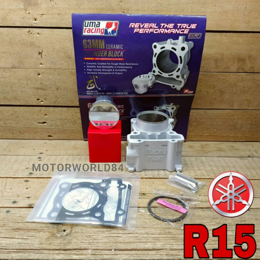 BLOCK UMA RACING NMAX NVX R15 V3 AEROX 155 UMA RACING BLOCK WITH X PRO ...