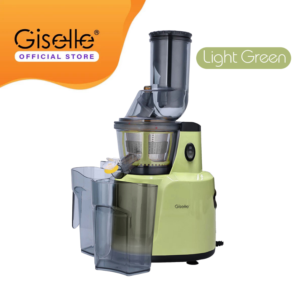 【Giselle 3-in-1 Big Mouth Cold Press Slow Juicer】Fruit & Vegetable ...
