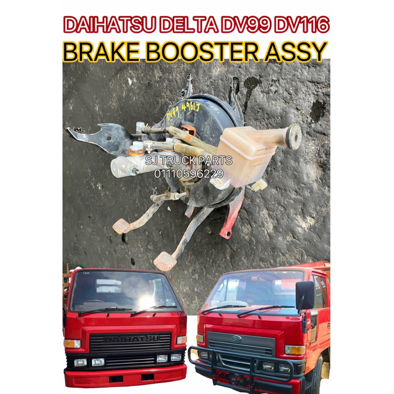 DAIHATSU DELTA DV99 DV116 BRAKE BOOSTER PUMP SET SERVO PUMP IN-CABIN ...