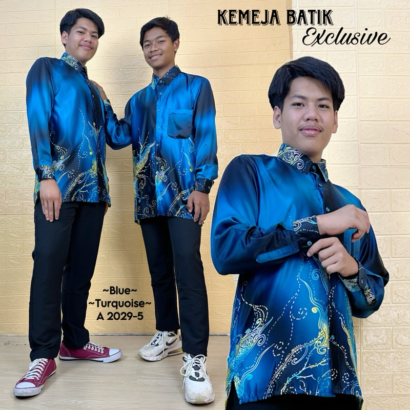 BAJU KEMEJA BATIK EXCLUSIVE ( BAJU BATIK KOPERAT ) | Shopee Malaysia