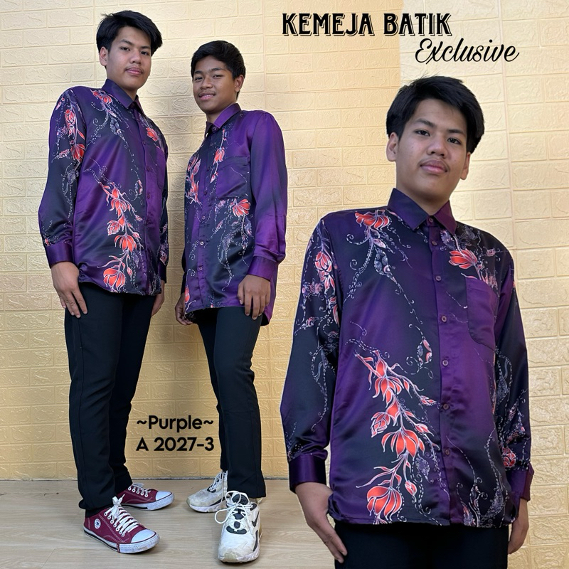 BAJU KEMEJA BATIK EXCLUSIVE ( BAJU BATIK KOPERAT ) | Shopee Malaysia