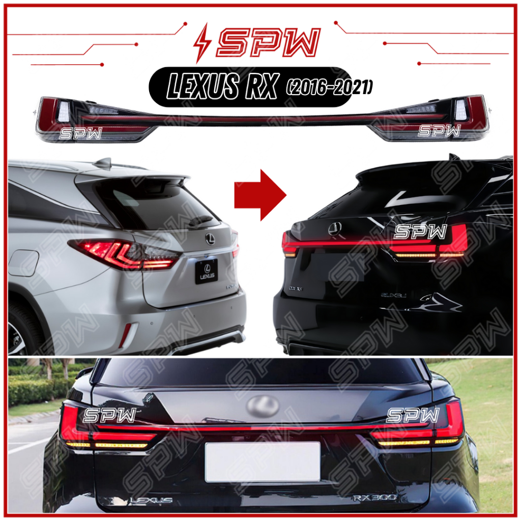 Lexus RX300 RX350 RX450 RX200T (2016-2021) LED Tail Lamp Tail Light ...