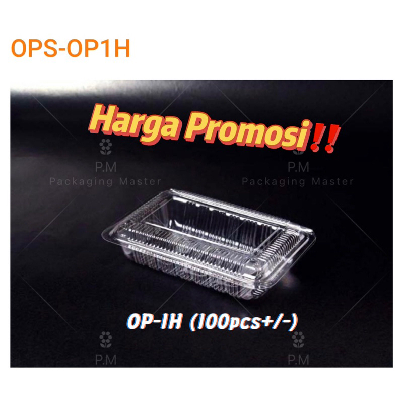 🔥READY STOCK‼️OPS-OP 1H/2H/3H/H3 100pcs+/- Plastic tray/ Bakery /Bekas ...