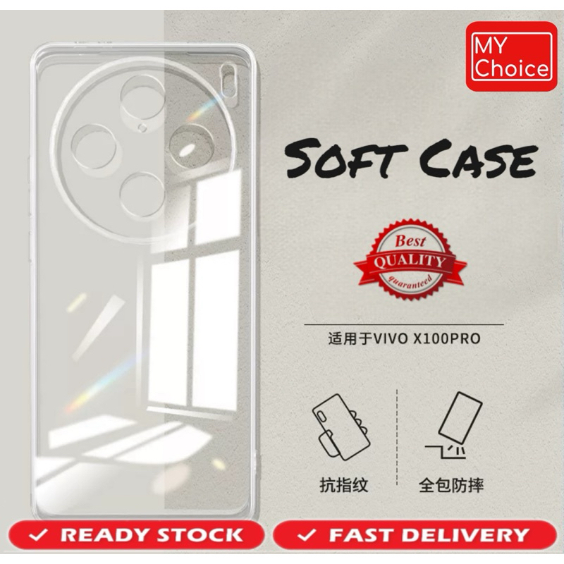 Transparent Case Vivo X100 5G X100 Pro 5G X80 Pro 5G X80 5G X90 Pro 5G X90 5G Case Full Cover ...