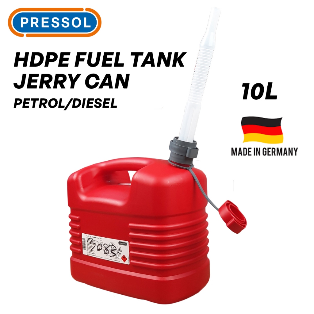 Pressol Germany HDPE Fuel Tank Jerry Can / Tong Minyak Petrol Diesel ...