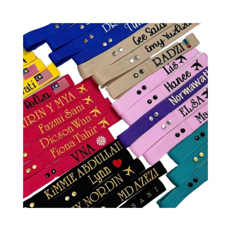 LUGGAGE TAG BEG TAG TRAVEL TAG BEG TARIK TANDA NAMA NYLON TAHAN LASAK ...