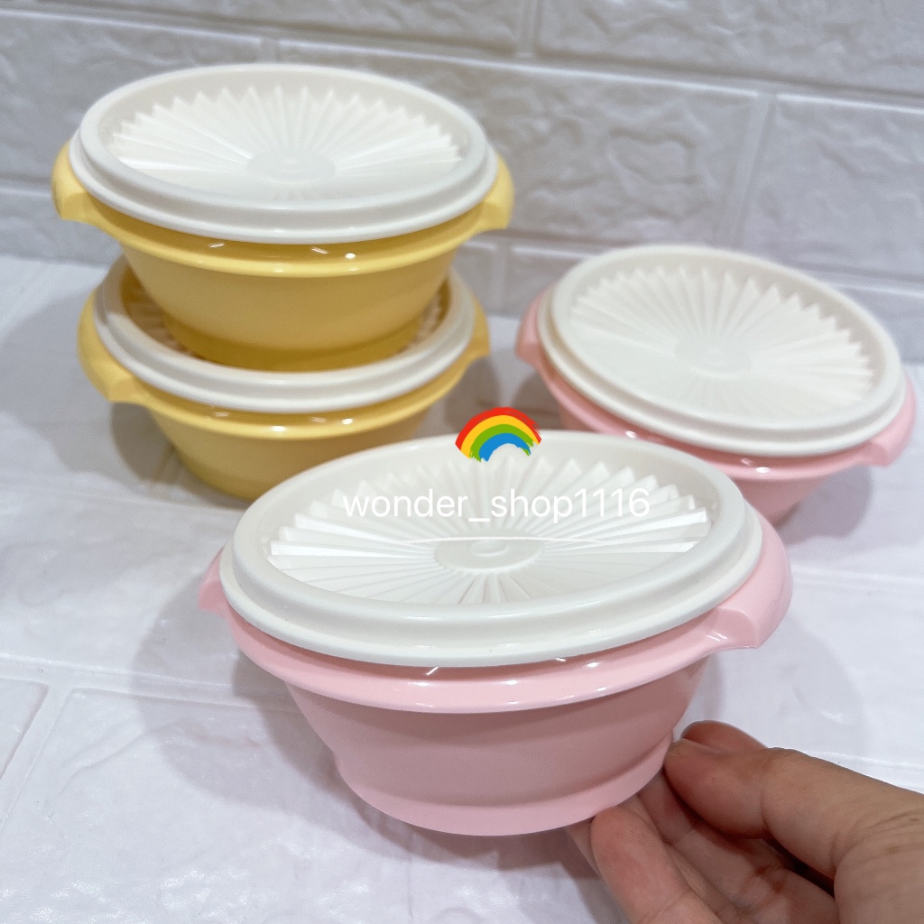 Tupperware Vintage Mini Deco Canister 300ML (2pcs) | Shopee Malaysia