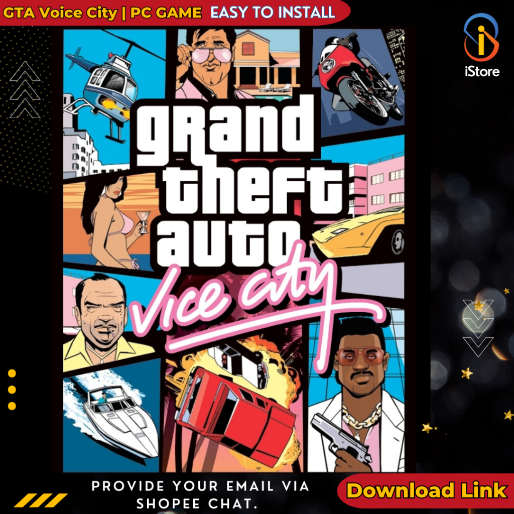 GTA 5 GTA Voice City Grand Theft Auto PC GAME DOWNLOAD LINK | Shopee ...