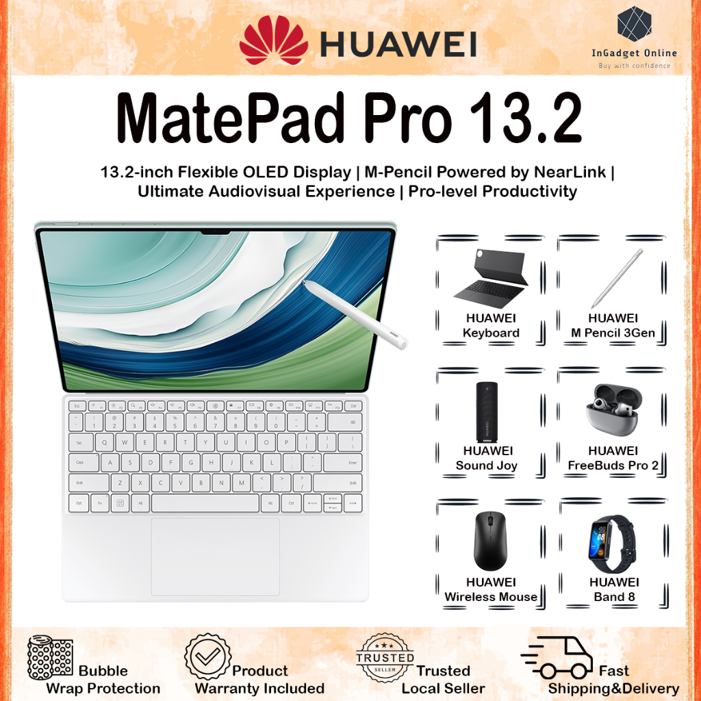 DEMO HUAWEI MatePad Pro 13.2 (12GB+256GB)(12GB+512GB) 13.2-inch ...