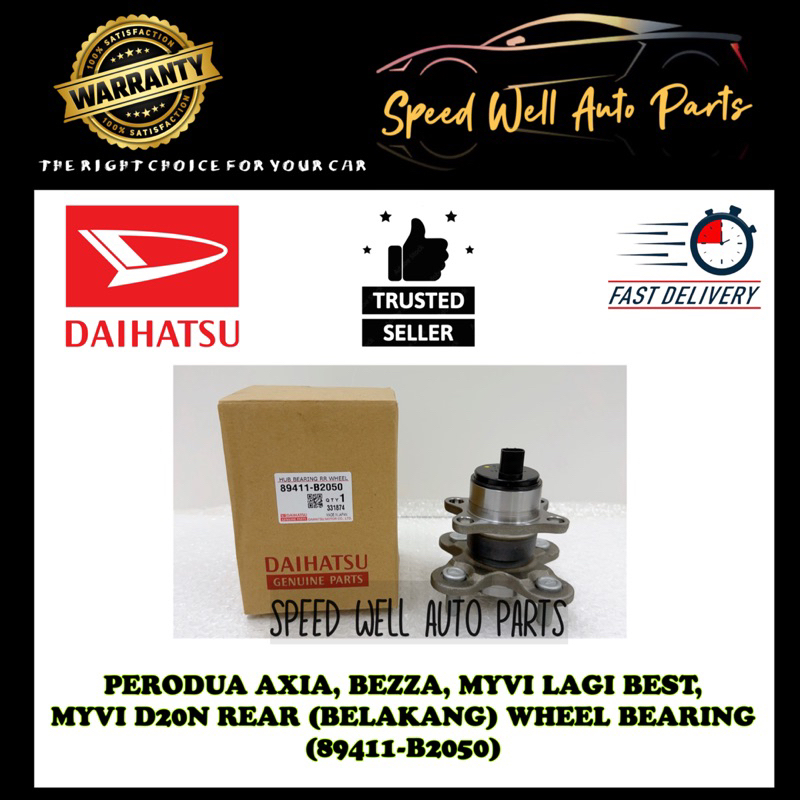 PERODUA AXIA, BEZZA, MYVI LAGI BEST, MYVI D20N REAR (BELAKANG) WHEEL ...