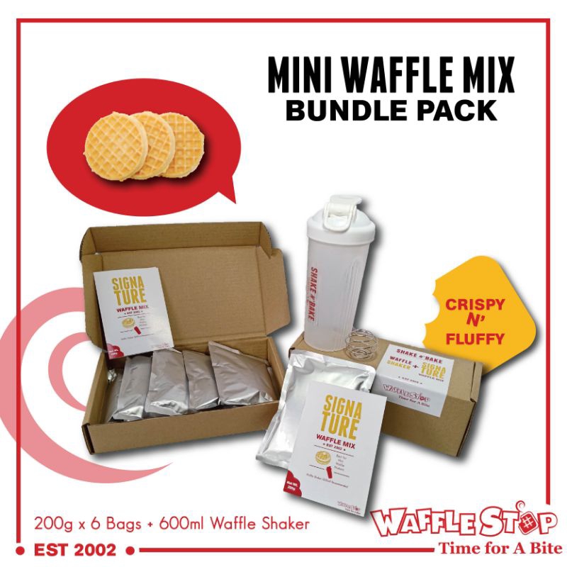 Mini Waffle Mix/Tepung Waffle Mini - 200g - Bundle Pack | Shopee Malaysia