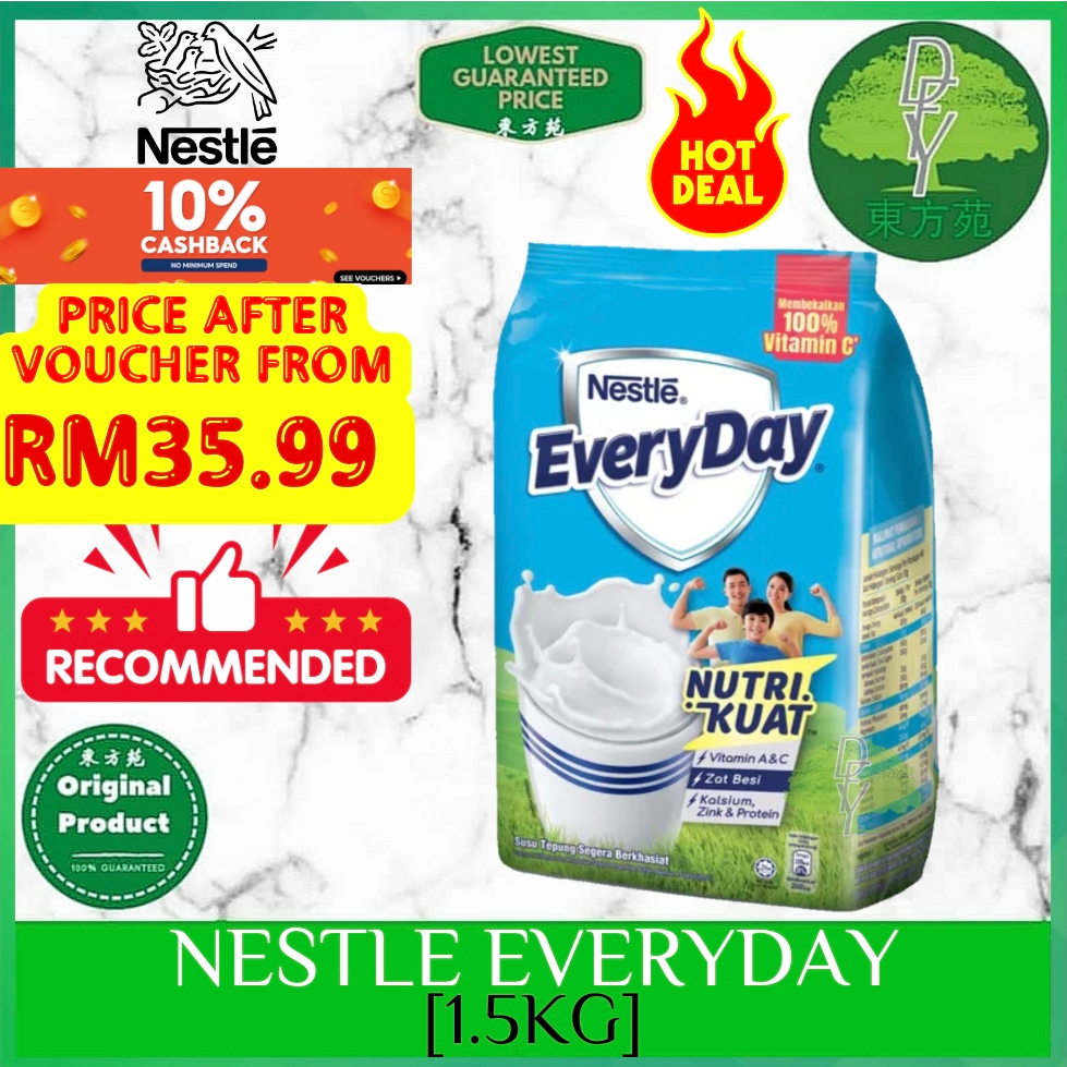 Nestle Everyday Milk Powder (1.5kg) | Shopee Malaysia