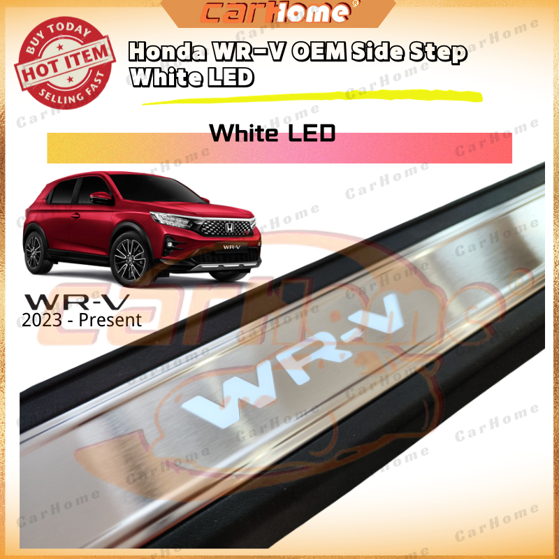 New Honda WR-V WRV 2023 2024 + Side SIll Plate White LED Side Step LED ...