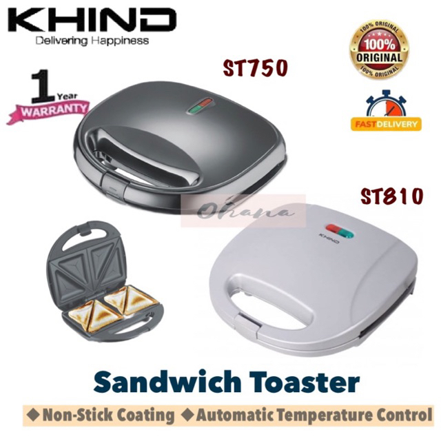 KHIND SANDWICH MAKER TOASTER ST750 ST810/ PEMBAKAR ROTI 烤面包机 三文治 BREAD ...