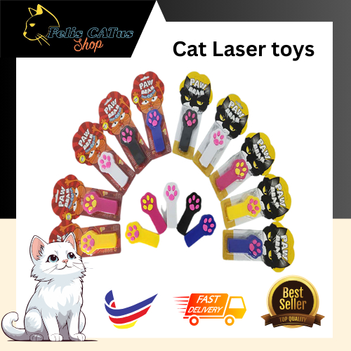 [MALAYSIA STOCK!] PAW BEAM Laser Cat Toy mainan kucing laser | Shopee ...