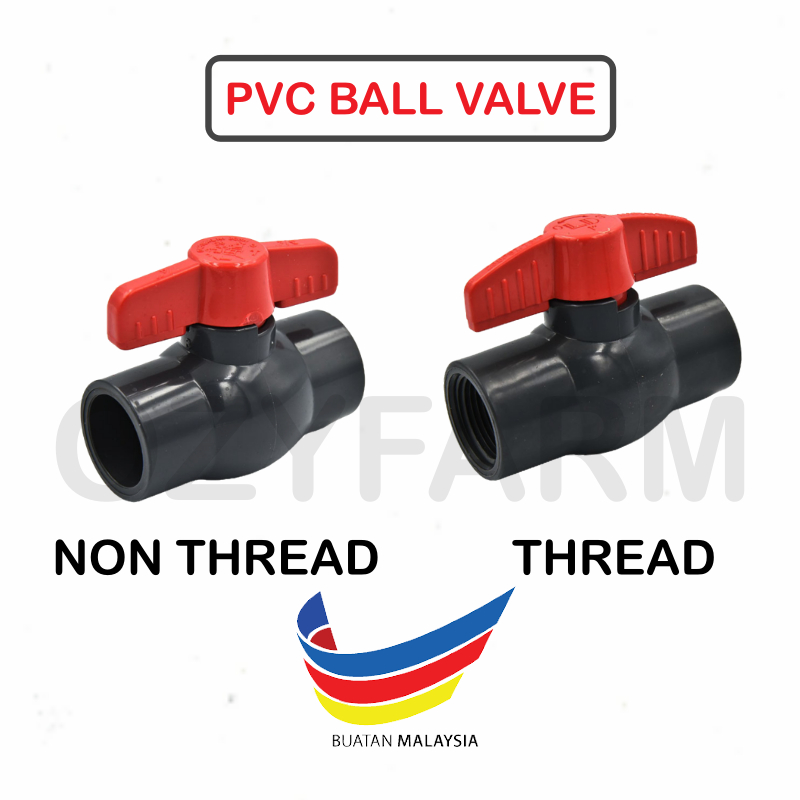 Pvc valve pvc ball valve stopcock | Shopee Malaysia