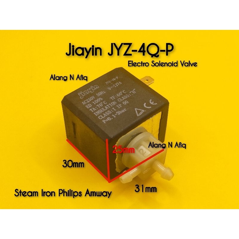 💥 JYZ-4Q-P 💥 Ready Stock 💥 Steam Iron Philips Amway Electro Solenoid ...
