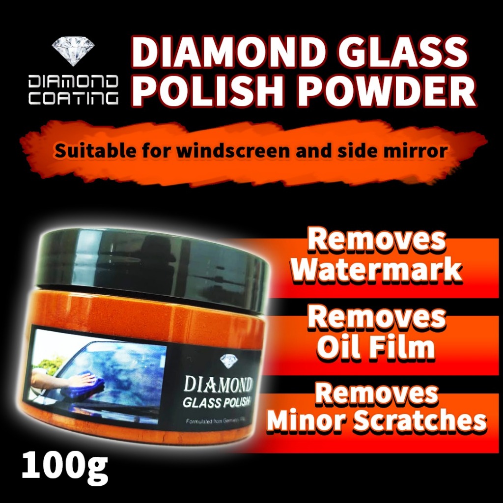 Windscreen Glass Watermark & Oil Film REMOVER【Diamond Premium Glass ...