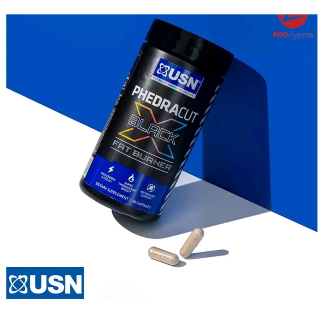 USN, PhedraCut Black X, Powerful Thermogenic Fat Burner,(Trial Pack ...