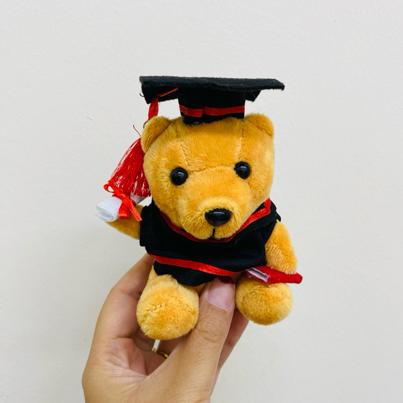 [Ready Stock] Teddy Bear Convocation Bear Plush Keychain Graduation ...
