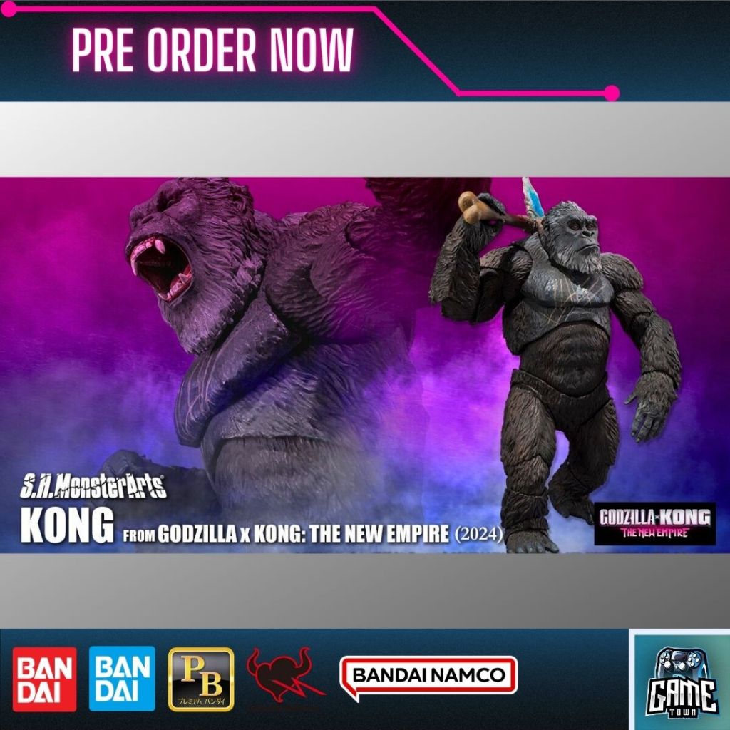 Bandai Tamashii SHM S.H.MonsterArts Kong [Godzilla x Kong : The New ...