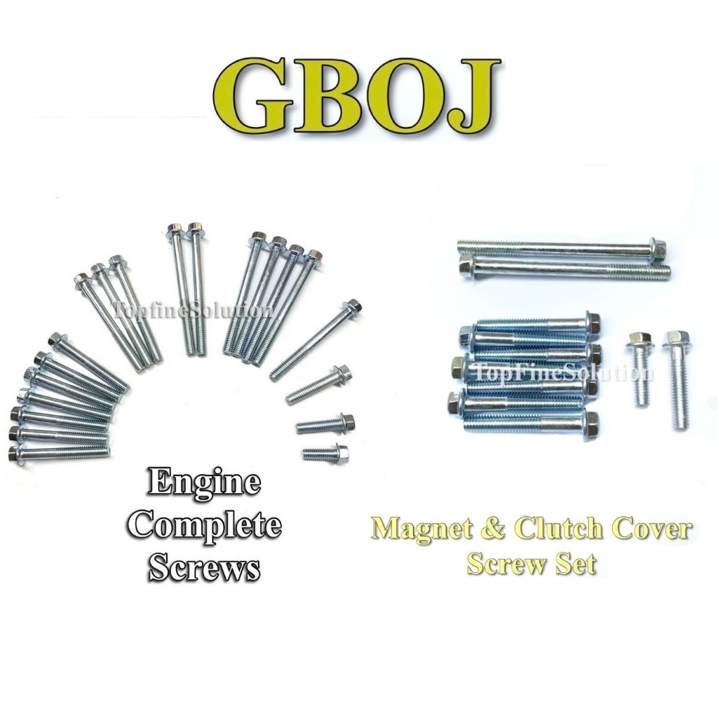 Honda GBOJ EX3 Complete Bolt Set Magnet & Clutch Cover Screw Set ...