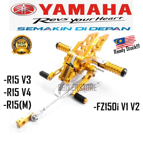 Yamaha R15 V3 MT15 FZ150 FZ 150 MT 15 NUI Racing Footrest foot rest ...