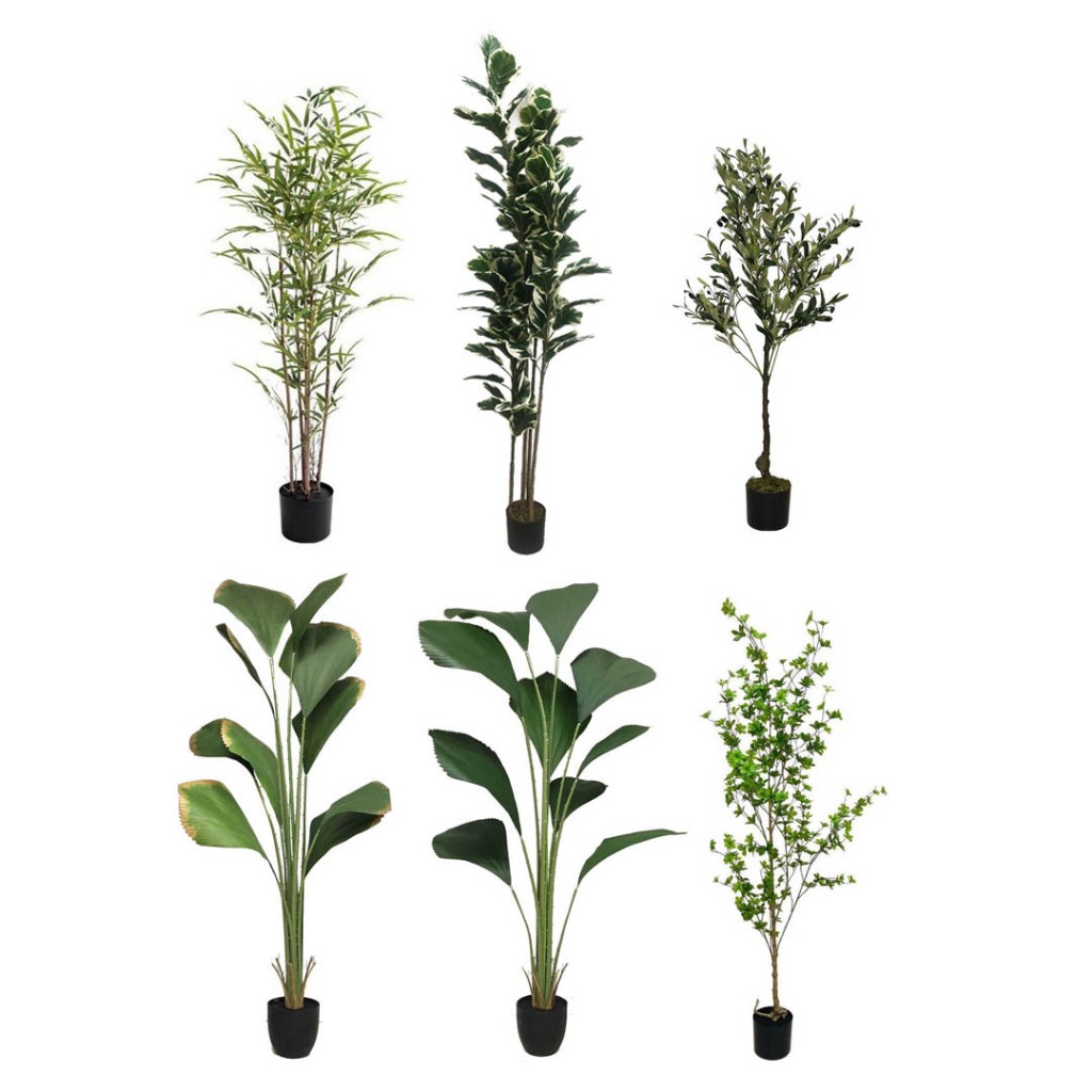 Artificial Plant Pokok Viral (Olive/ Bamboo/ Joey Palm/ Fiddle Fig ...
