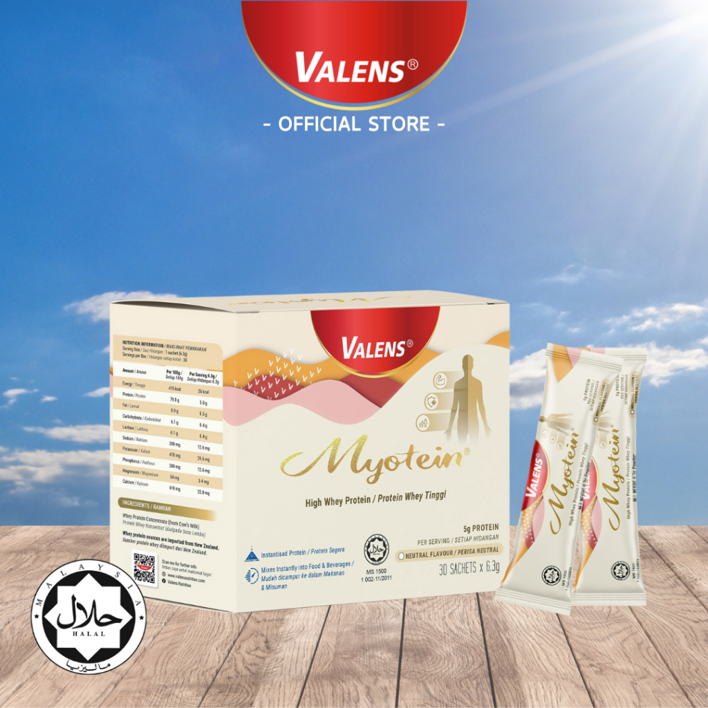 【Valens Official】Myotein High Whey Protein 30 Sachets | Shopee Malaysia