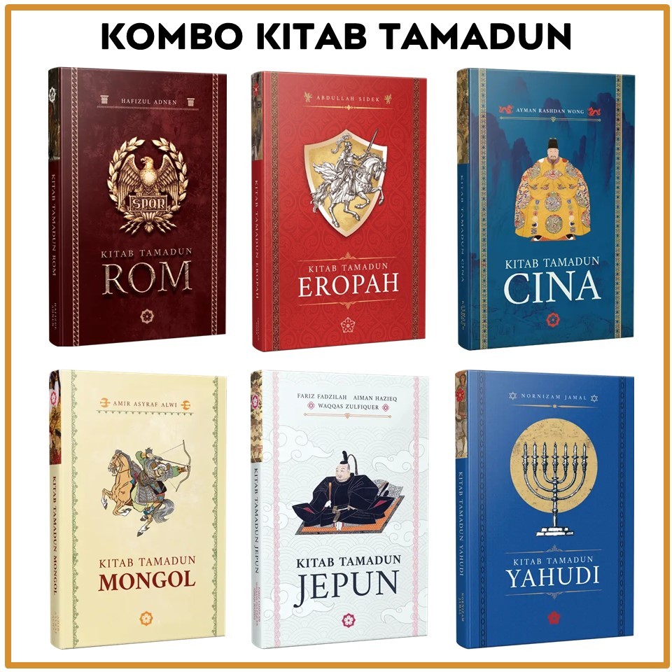 KOMBO KITAB TAMADUN [ ROM EROPAH ISLAM MONGOL JEPUN ISLAM CINA YAHUDI ...