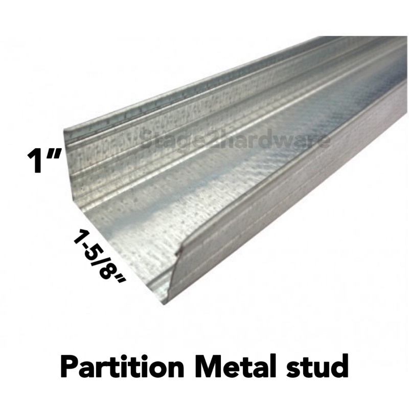 19 Ft Partition Drywall Metal Stud U-Purlin / Besi Partition / C ...