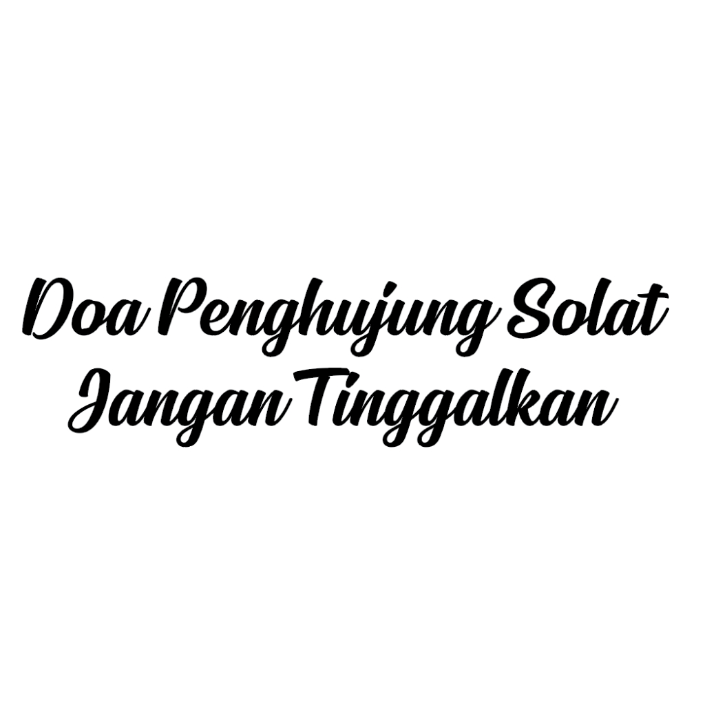 STICKER SOLAT,STICKER DOA ,STICKER TAMPAL LUAR STICKER MOTOR KERETA DAN ...