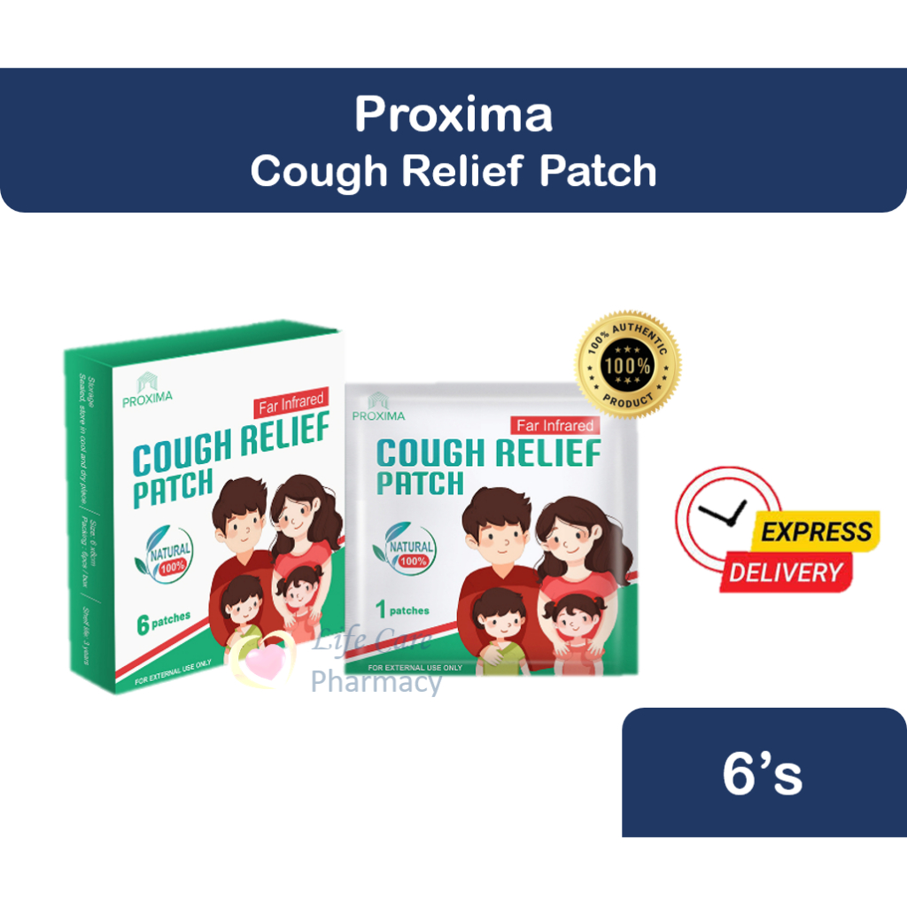 Proxima Cough Relief Patch 6's/box | Shopee Malaysia