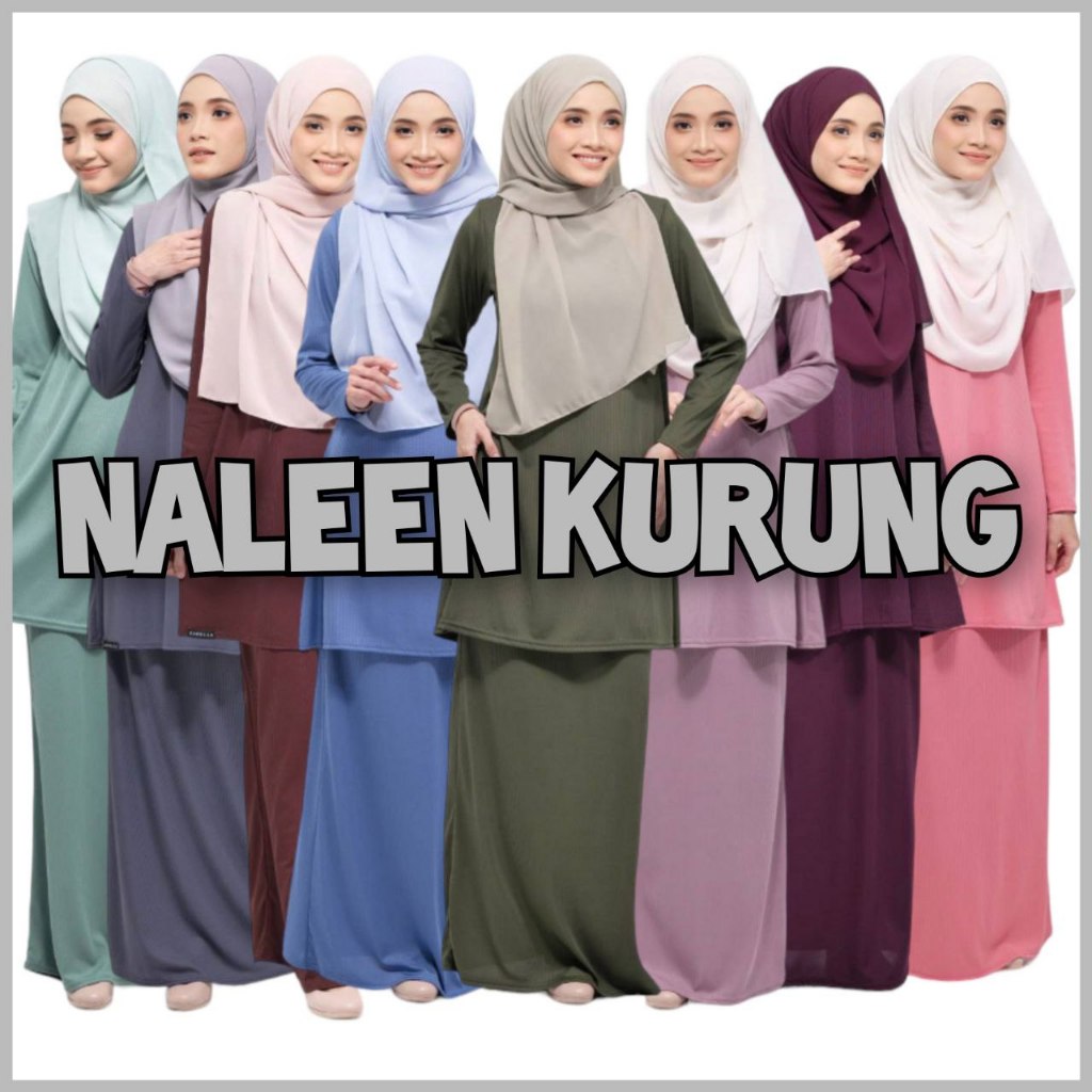 SABELLA NALEEN KURUNG RIBKNITTING | MOSSVELVET IRONLESS READYSTOCK ...
