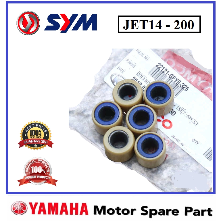 100% ORIGINAL SYM JET14 ROLLER SET 0 22121-GY6-920-A JET 14 200 JET 14 ...